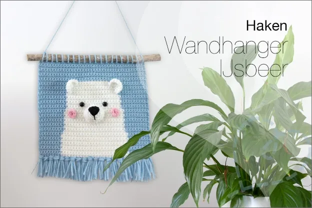 Haken: wandhanger ijsbeer - Nobody ELSe