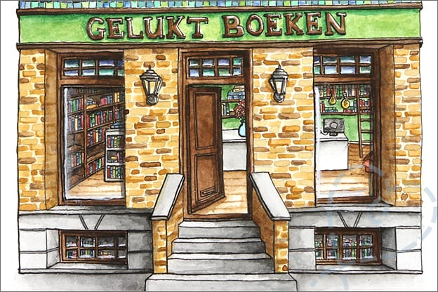 Tekenen: Mijn eigen boekenwinkel tekenen, uitleg - Nobody ELSe