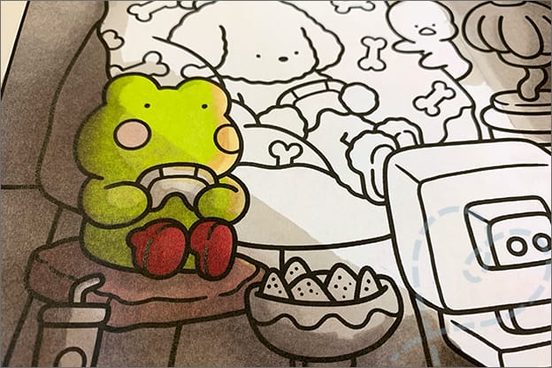 Kleuren voor volwassenen: Coco Wyo kleurboek, oefenen van licht